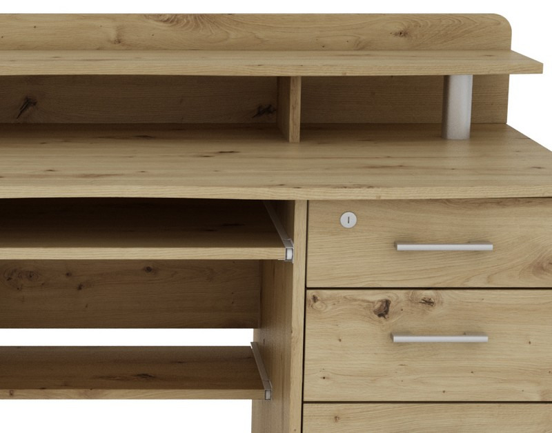 PC stôl Picasso, dub artisan | ASKO - NÁBYTOK