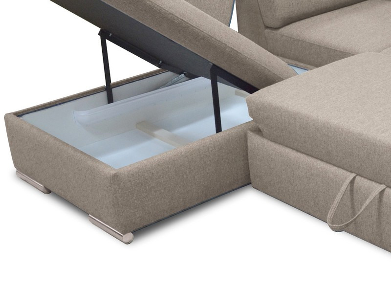 Rohová sedacia súprava Aldon OTM-2F, béžová tkanina | ASKO - NÁBYTOK