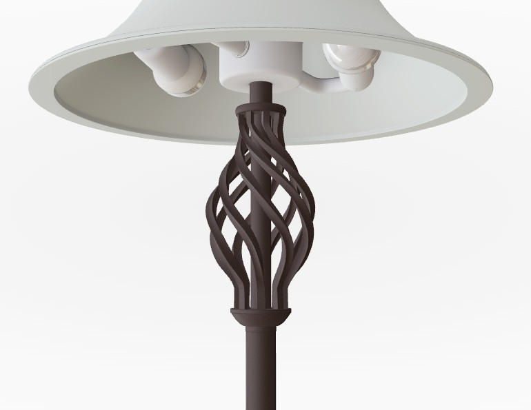 Stolová lampa Rustica 50 cm, hrdzavá | ASKO - NÁBYTOK