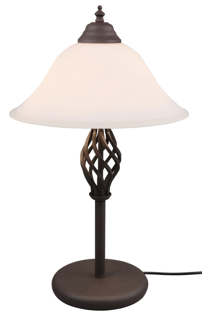 Stolová lampa Rustica 50 cm, hrdzavá | ASKO - NÁBYTOK