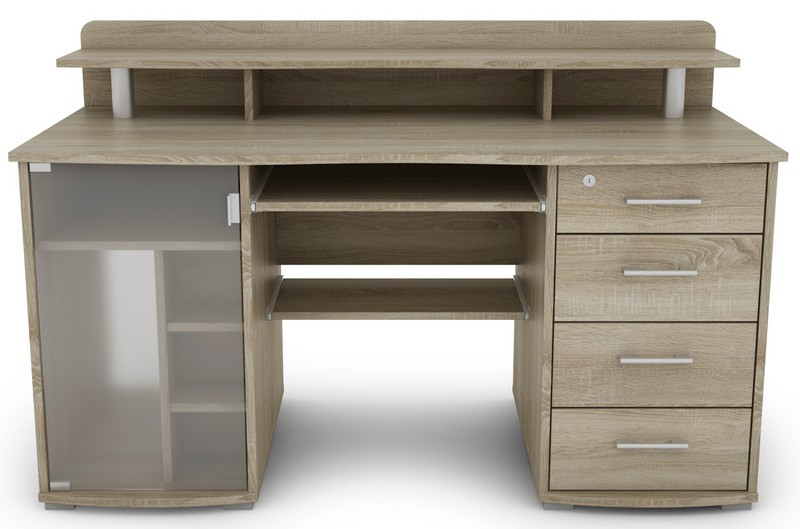 PC stôl Picasso, dub sonoma | ASKO - NÁBYTOK