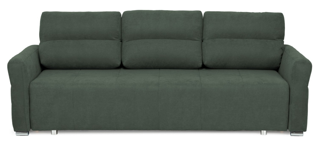 Rozkladacia pohovka na trvalé spanie Island, zelená látka | ASKO - NÁBYTOK