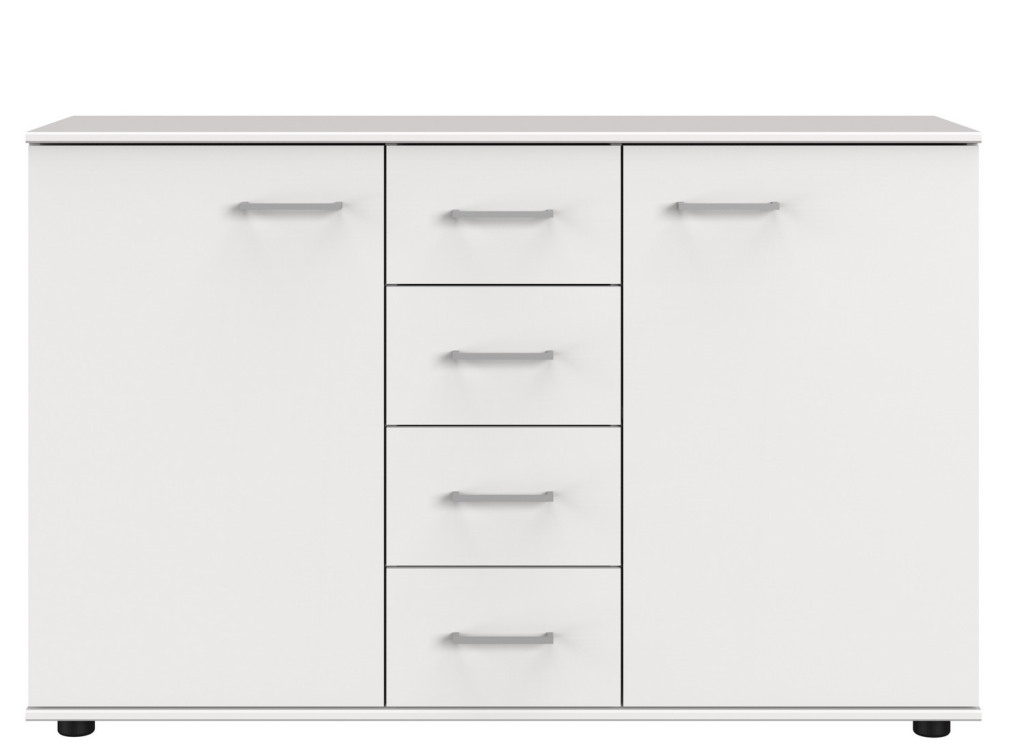 Komoda Cheep, biela, 130 cm | ASKO - NÁBYTOK