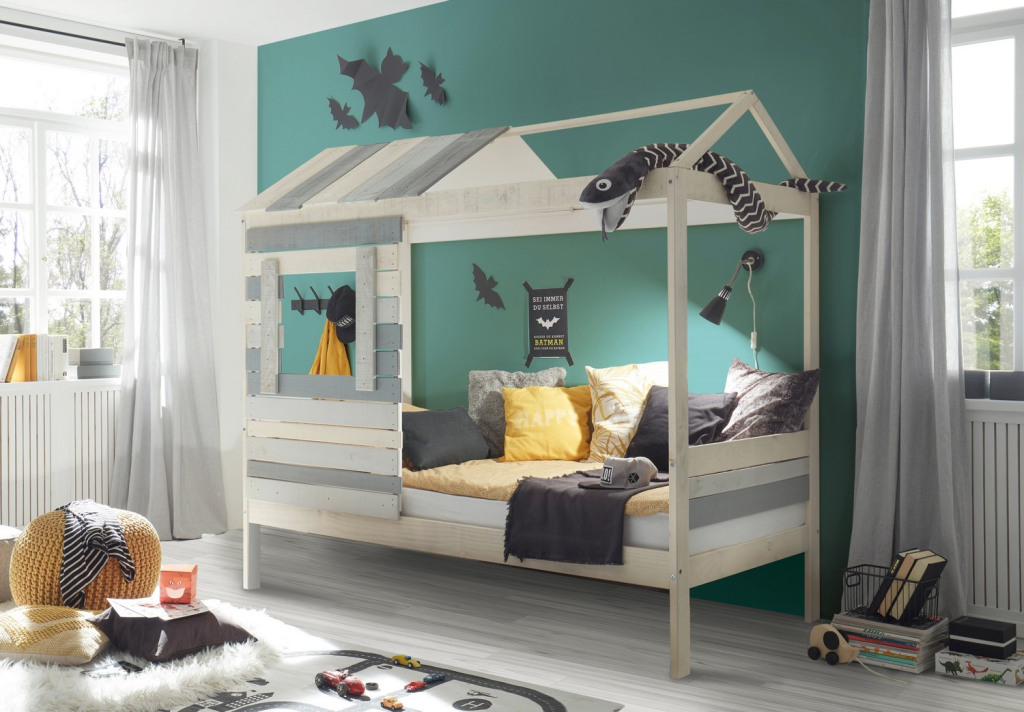 Detská posteľ domček Wood 90x200 cm | ASKO - NÁBYTOK