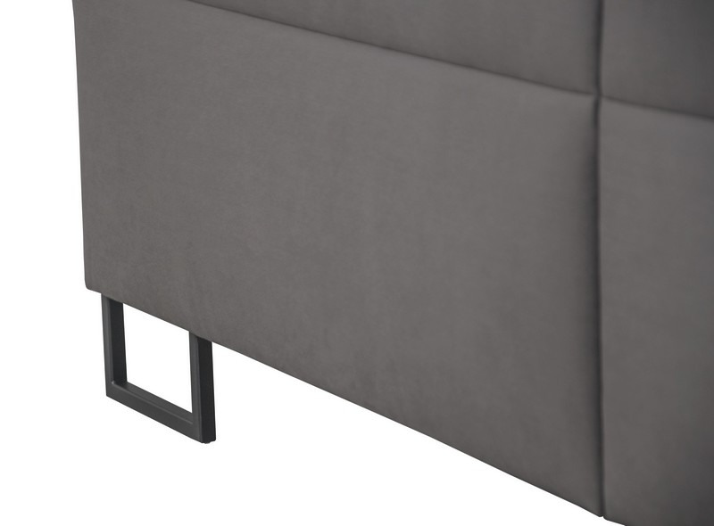 Posteľ Amy 180x200 cm, tmavo šedá látka | ASKO - NÁBYTOK