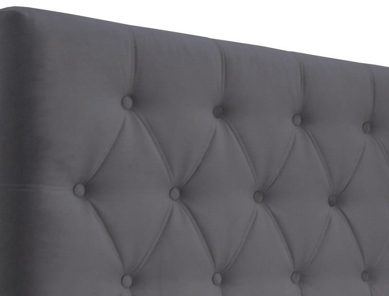 Posteľ Amy 180x200 cm, tmavo šedá látka | ASKO - NÁBYTOK