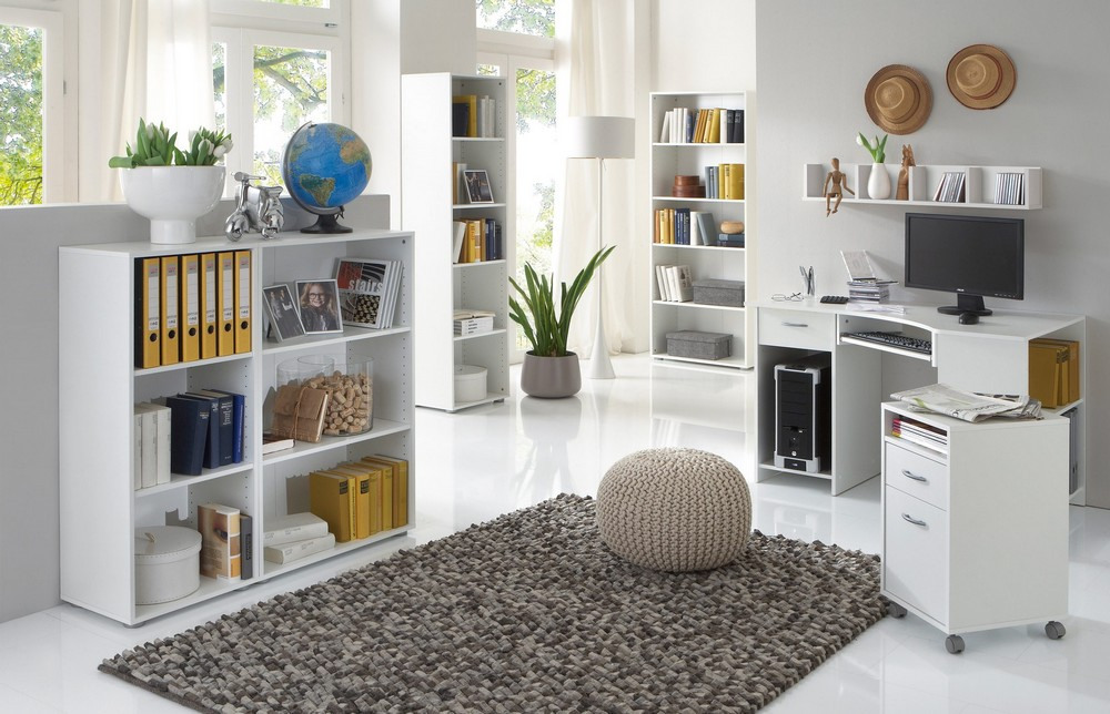 PC stôl Felix, biely | ASKO - NÁBYTOK