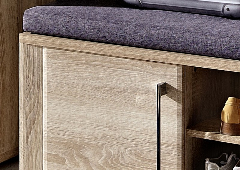 Nízky botník/predsieňová lavica Go, dub sonoma | ASKO - NÁBYTOK