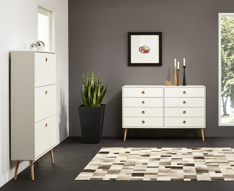 Botník Softline, biely | ASKO - NÁBYTOK