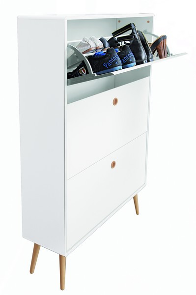 Botník Softline, biely | ASKO - NÁBYTOK