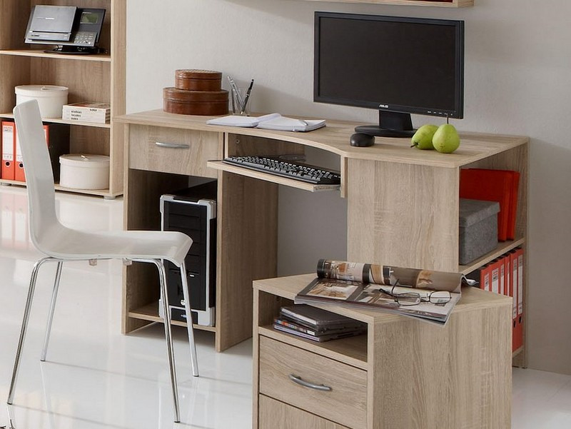 PC stôl Felix, dub sonoma | ASKO - NÁBYTOK
