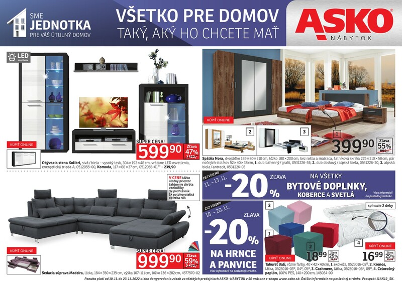 ASKO NÁBYTOK - Sme jednotka pre váš domov